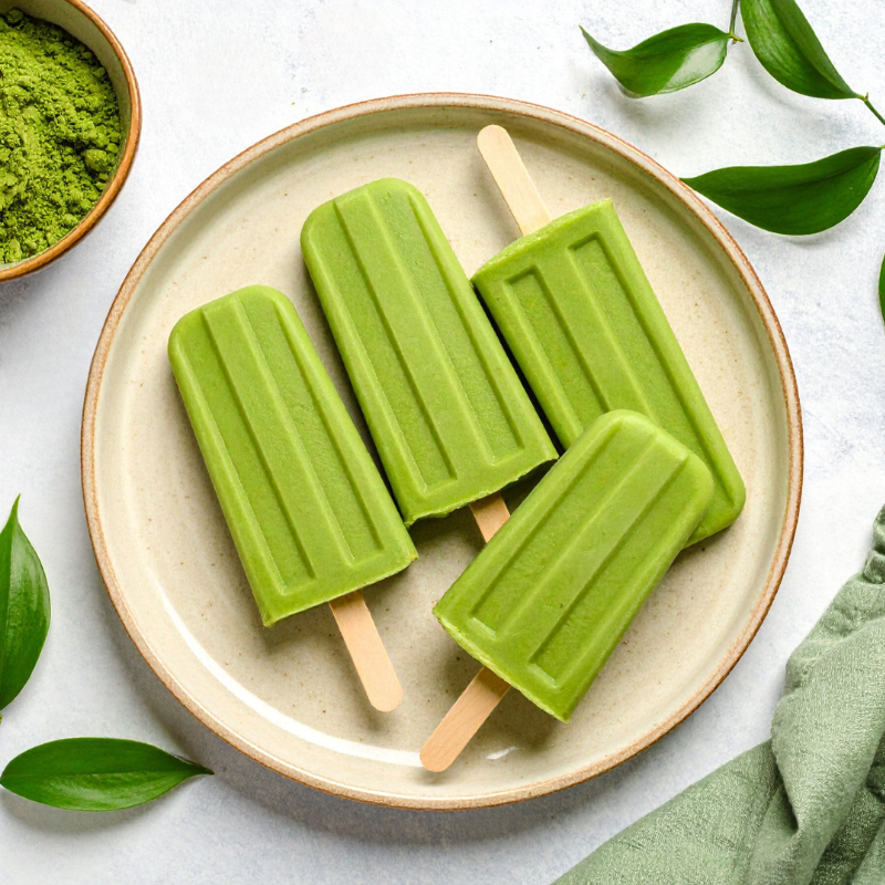 MATCHA POPSICLE : LA RECETTE – Anatae